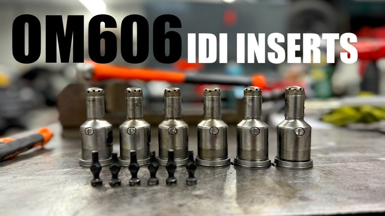How to instal pre-chamber inserts for mercedes diesel // om606 - YouTube