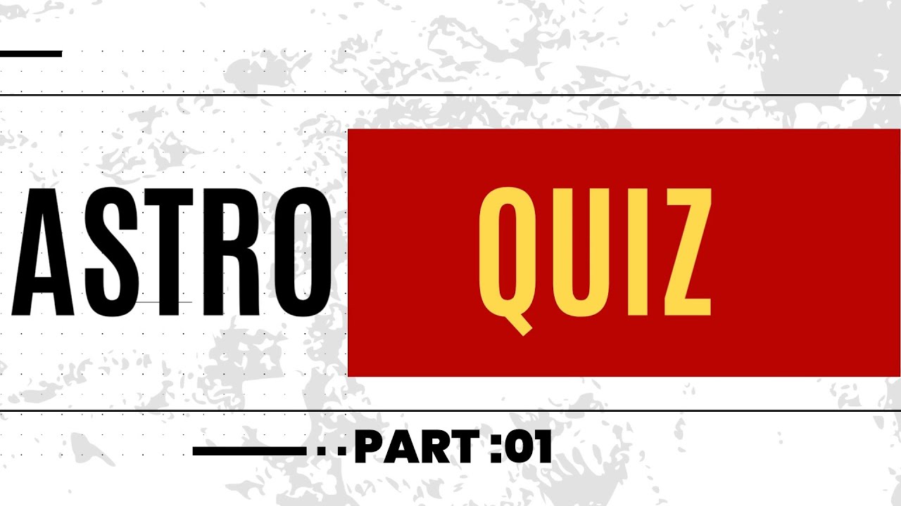 ASTRO QUIZ | Part_01 | KP ASTROLOGY IN TAMIL | TELE KP - YouTube