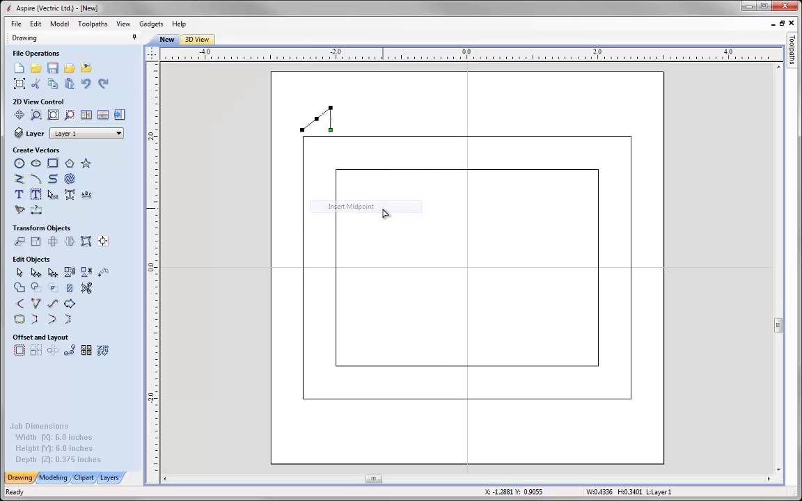 Vectric Tips & Tricks - modeling a Frame Part 1 - YouTube