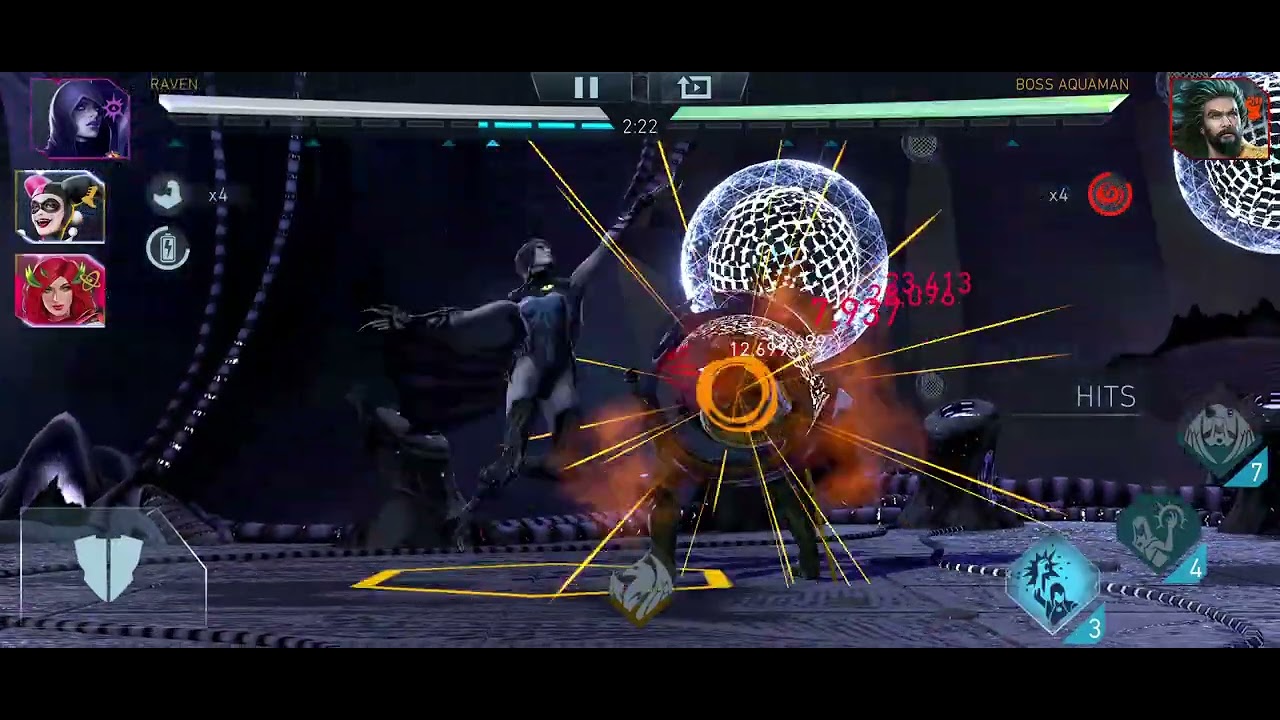 [Free to play: Injustice 2 Mobile] - Solo Raid On Ice! H6T5 King Of ...