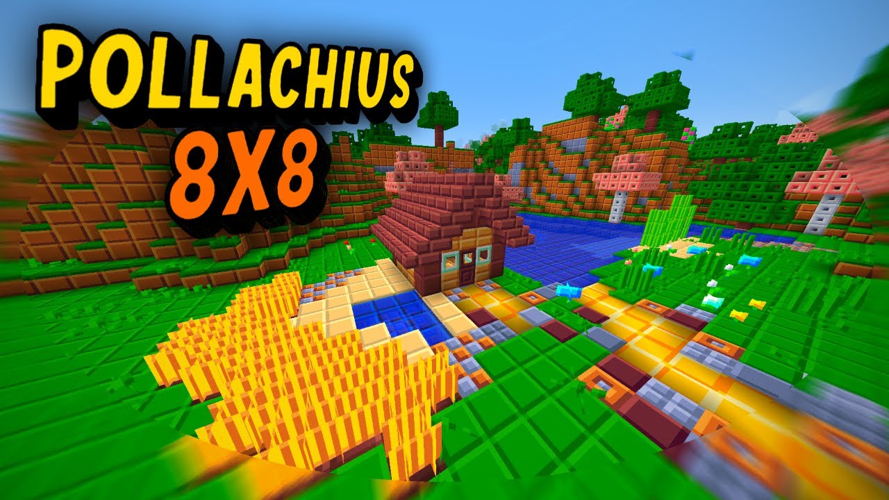 Minecraft "Pollachius" 8X8 Resource Pack full review - YouTube