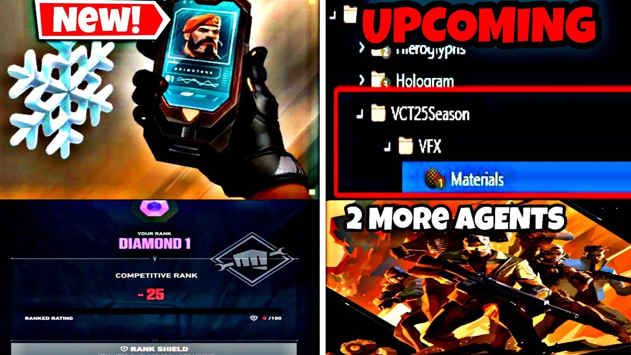Valorant 2025 Upcoming Leaks & season 2025 Act 1 Explained Rank Shield ...