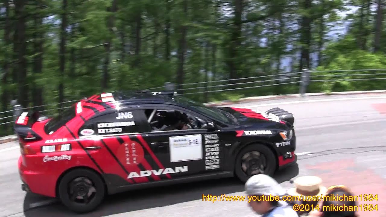 浅間ヒルクライム2014 - ADVAN PIAA Rally Team Mitsubishi Lancer Evolution ...