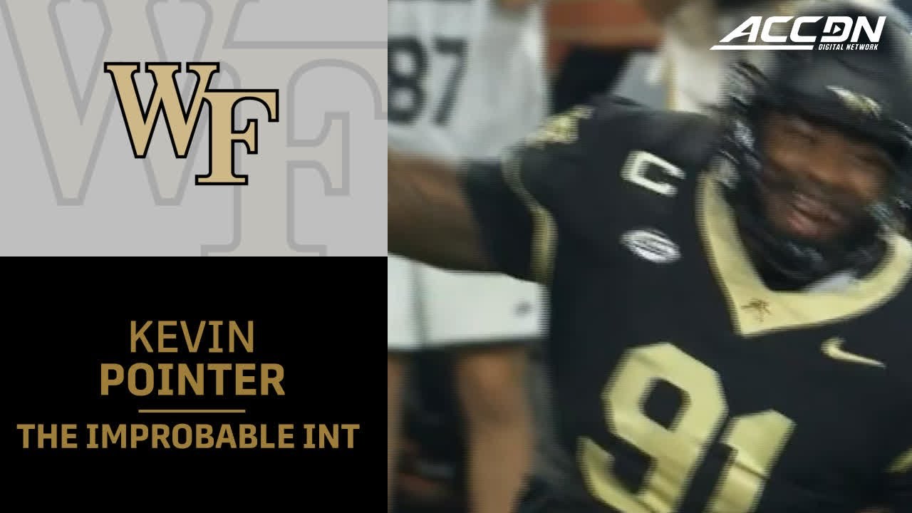 WF's Kevin Pointer Gets The Improbable Tipped-Pass Interception - YouTube