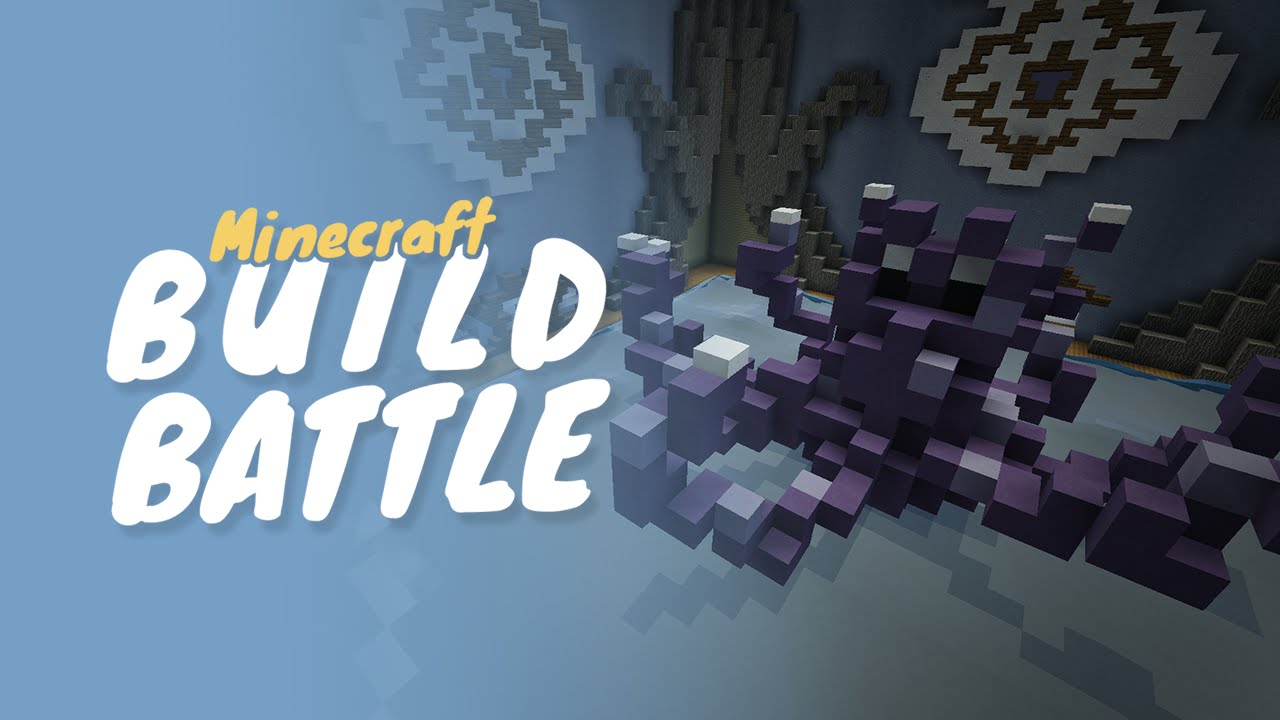 Minecraft :: Build Battle :: PURPLE OCTOPUS (w/ KingMasky) - YouTube