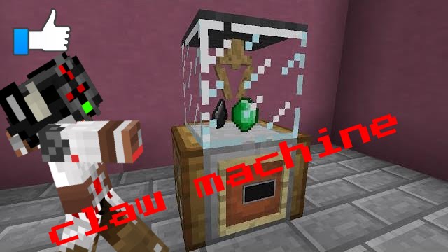 cara membuat working claw machine(command block)-game-minecraft - YouTube