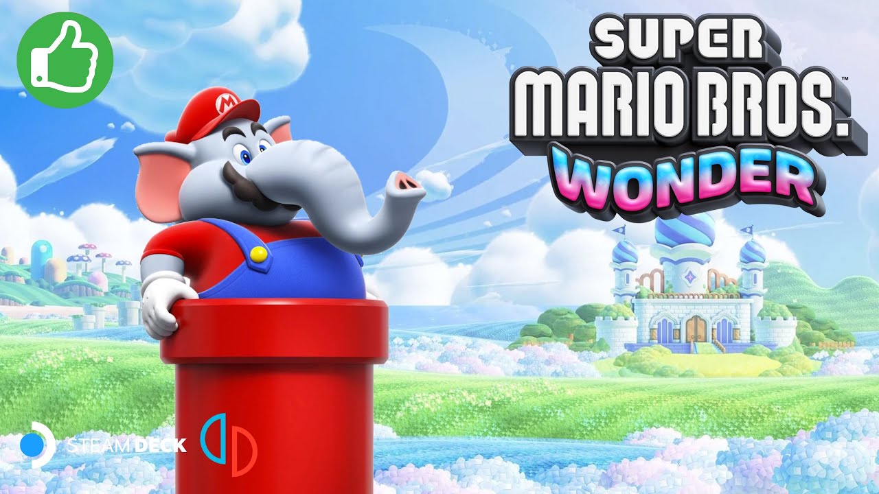 Super Mario Bros Wonder Steam Deck 30-40FPS Performance Gameplay | Yuzu ...