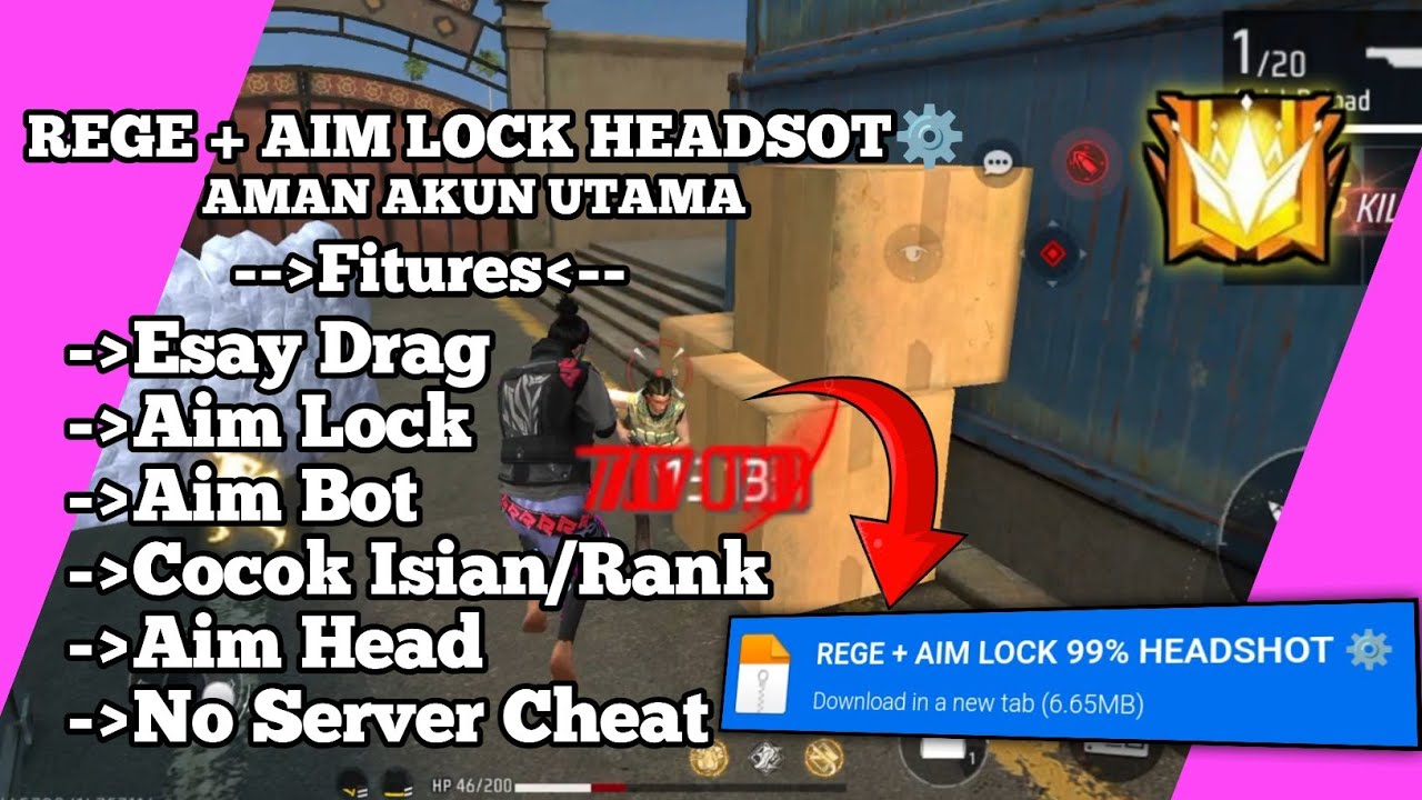 CHEAT REGE+AIM LOCK HEADSOT⚙️ FREE FIRE| ESAY DRAG | AIM LOCK |ANTI ...