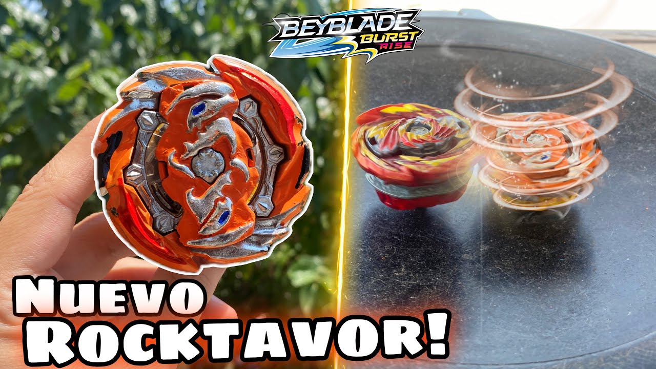 HICE UN *NUEVO* ROCKTAVOR DE BEYBLADE BURST RISE Y ME DEJO SIN PALABRAS ...
