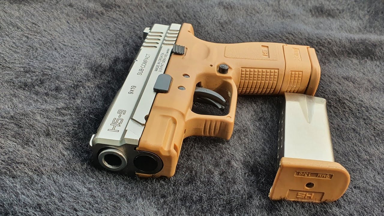 The Perfect Rocket Pistol : HS9 SUB COMPACT Review || Moon Star Arms ...