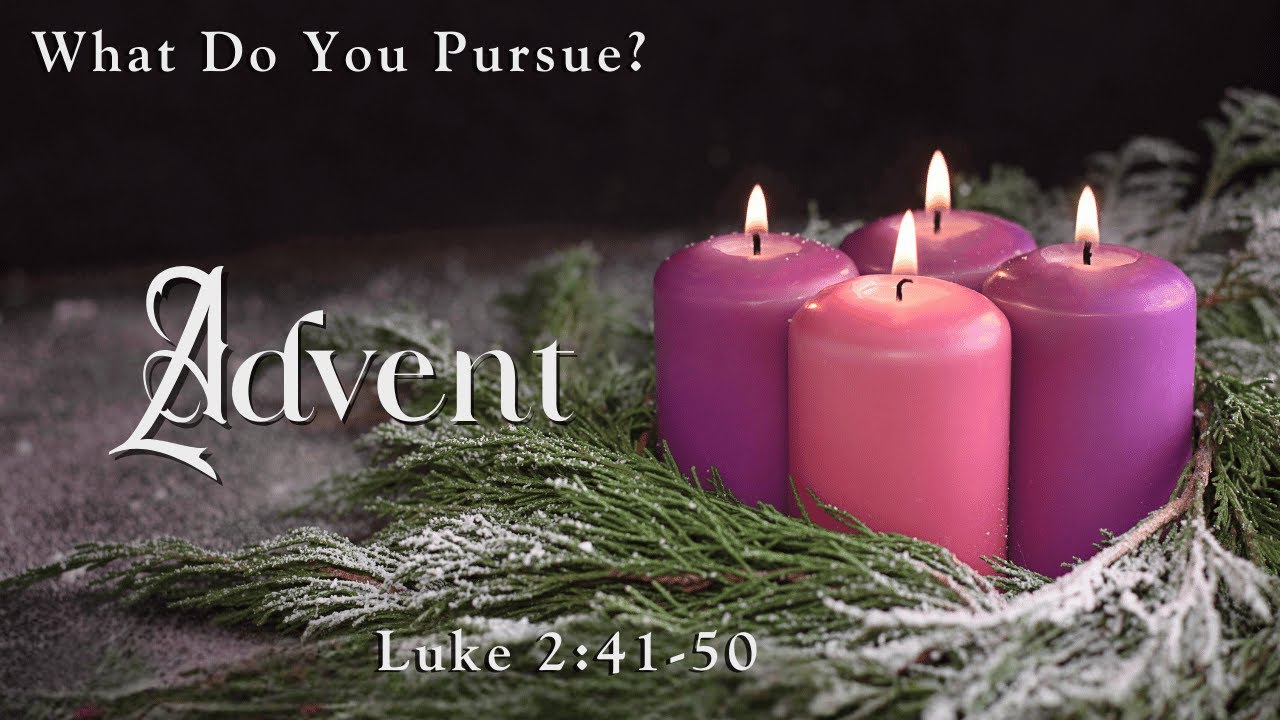 Advent -- What Do You Pursue? / December 28, 2025 - YouTube