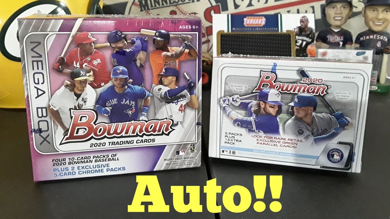 2020 Bowman Mega Box VS 2020 Bowman Blaster Box! Which One Had An Auto ...