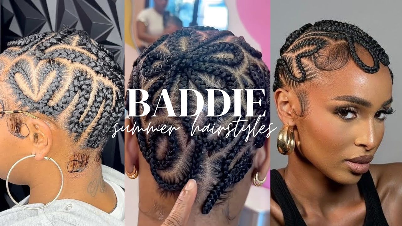 The Braided baldie hairstyle😍\Braided bald head Compilation - YouTube