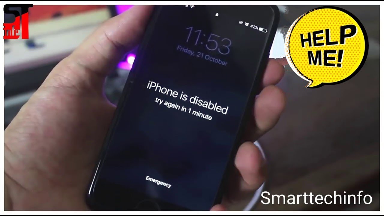 Unlock iPhone 7, 7 Plus lock, forgot password | iPhone 7 Passcode Lock ...