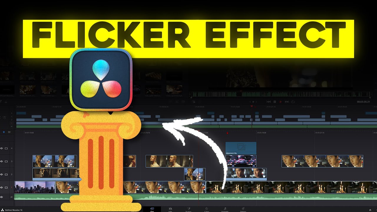 Flicker Pro Dans Davinci Resolve ( Tuto fr) - YouTube