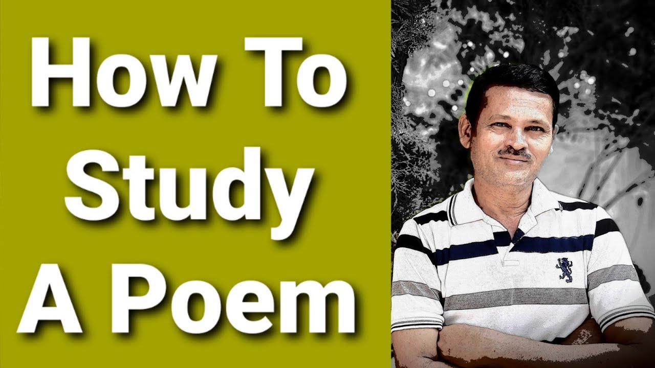 How to study a poem (10Points) - YouTube
