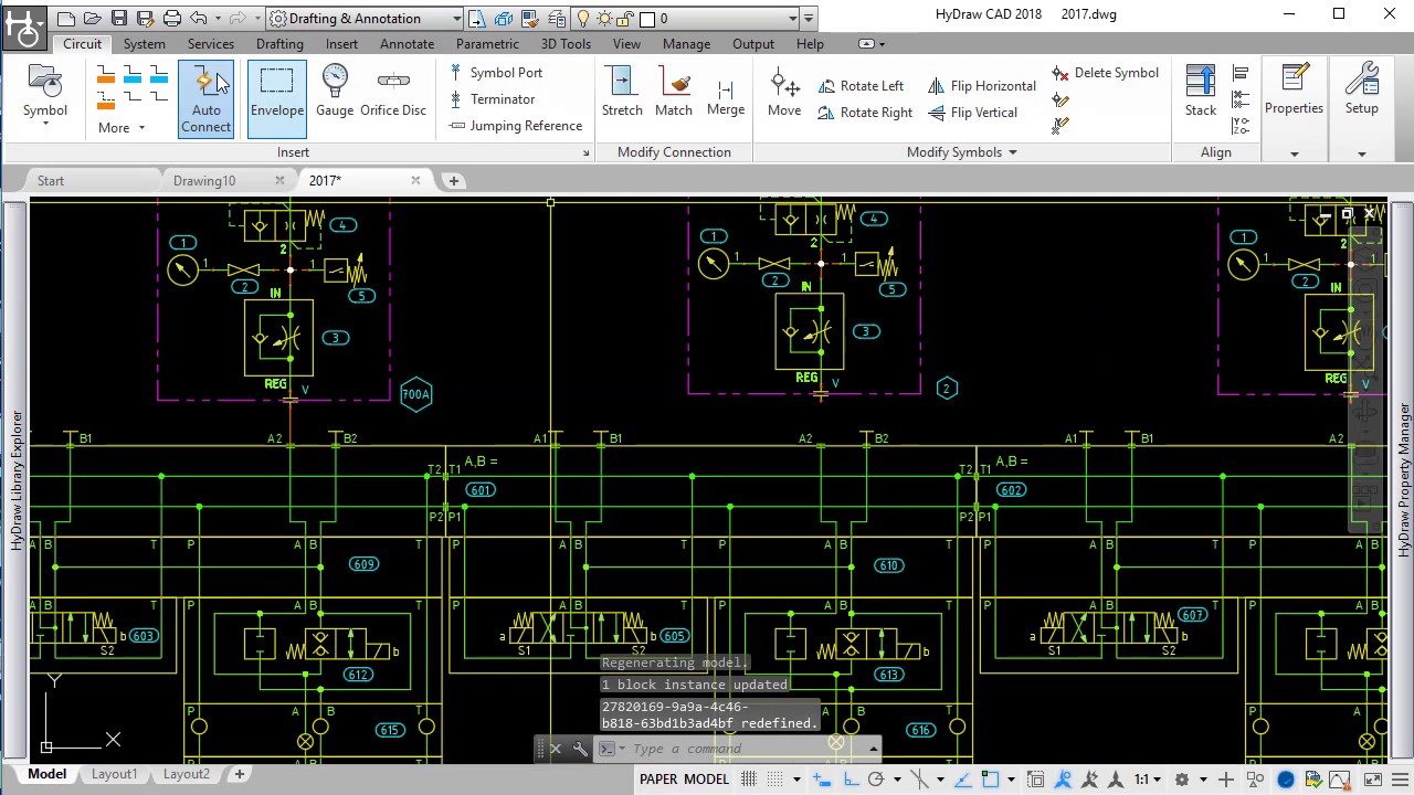 HyDraw CAD2018 OVERVIEW - YouTube