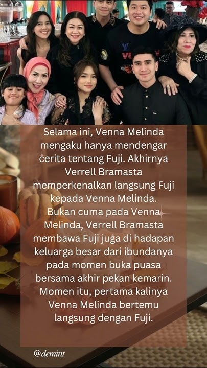 Kesan Pertama Venna Melinda Dipertemukan Langsung dengan Fuji oleh Verrell. #kabarartis #fuji ...