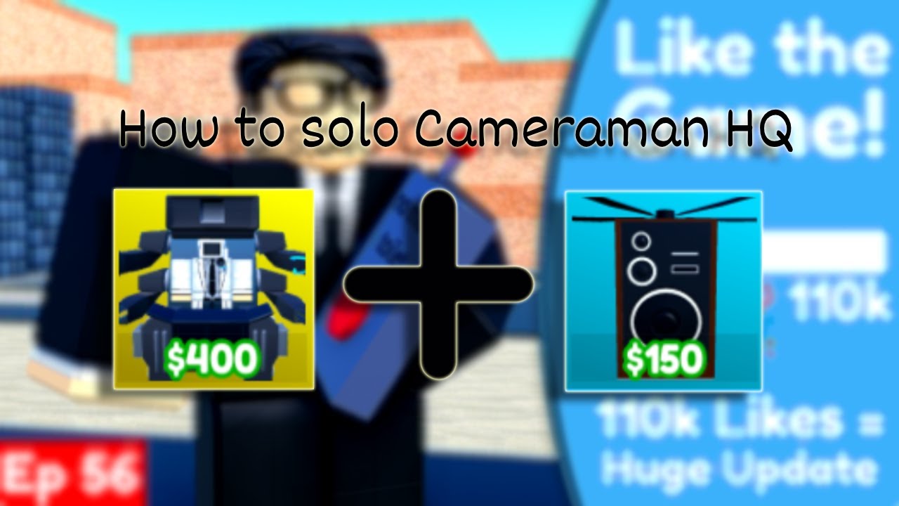 How to solo Cameraman HQ with only Mech Cameraman and Speaker ...