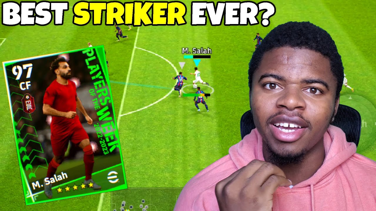 100 rated Goal Poacher Salah Gameplay review| efootball 2023 mobile ...