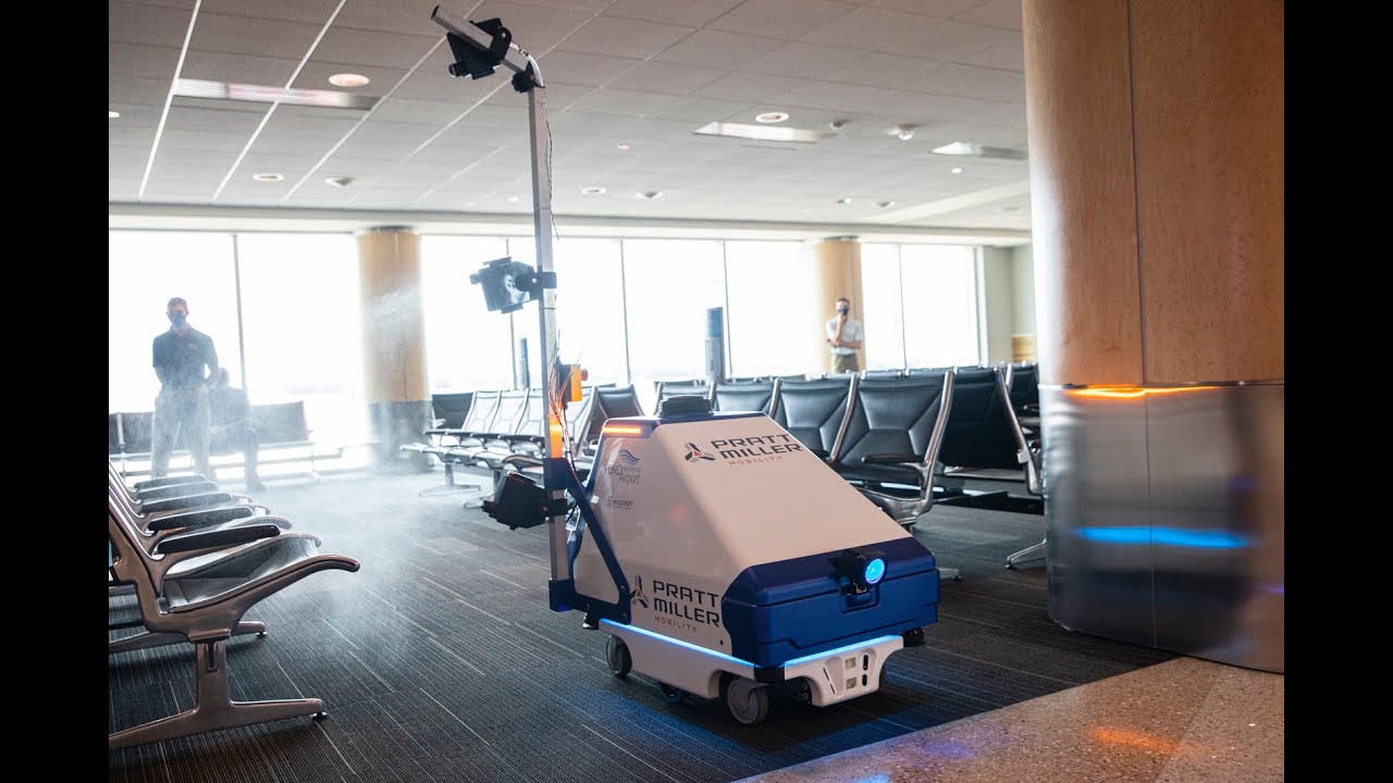 Large Area Autonomous Disinfecting (LAAD) Vehicle, first in U.S. comes ...