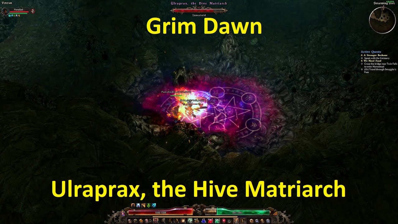 Grim Dawn - Warlord & Warlock - Part 12 (Ulraprax, the Hive Matriarch ...