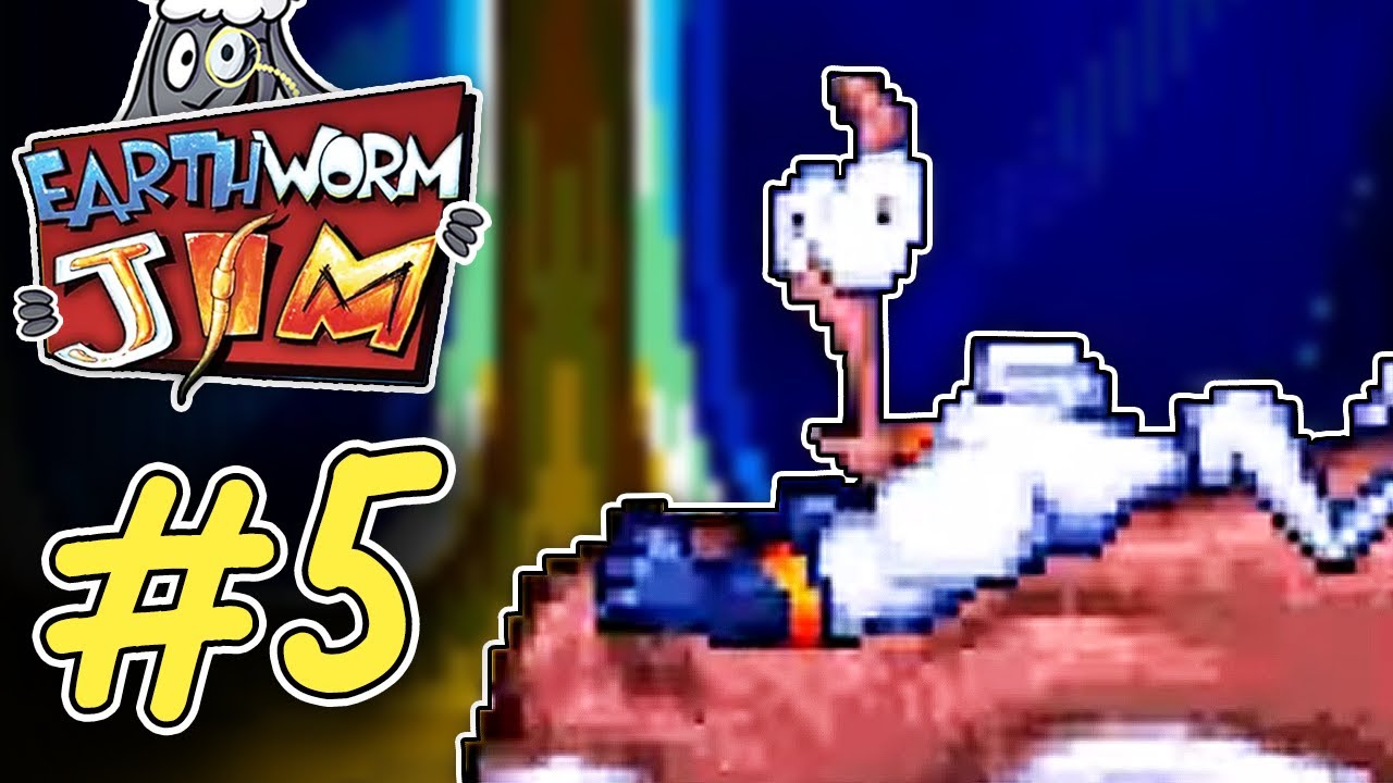 Earthworm Jim LET'S PLAY [Part 5] - Everyone hates Jim! - YouTube