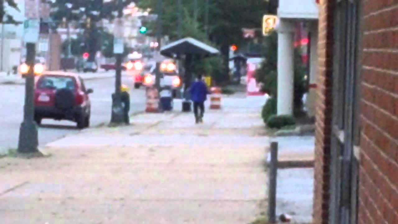 Drunk guy walking down Broad St. - YouTube