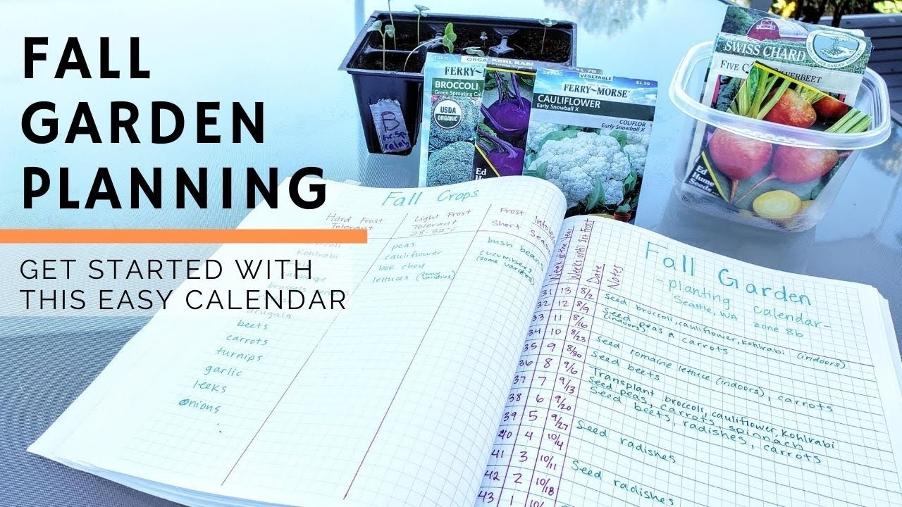 Fall Garden Planning: Get Started With This Easy Calendar - YouTube