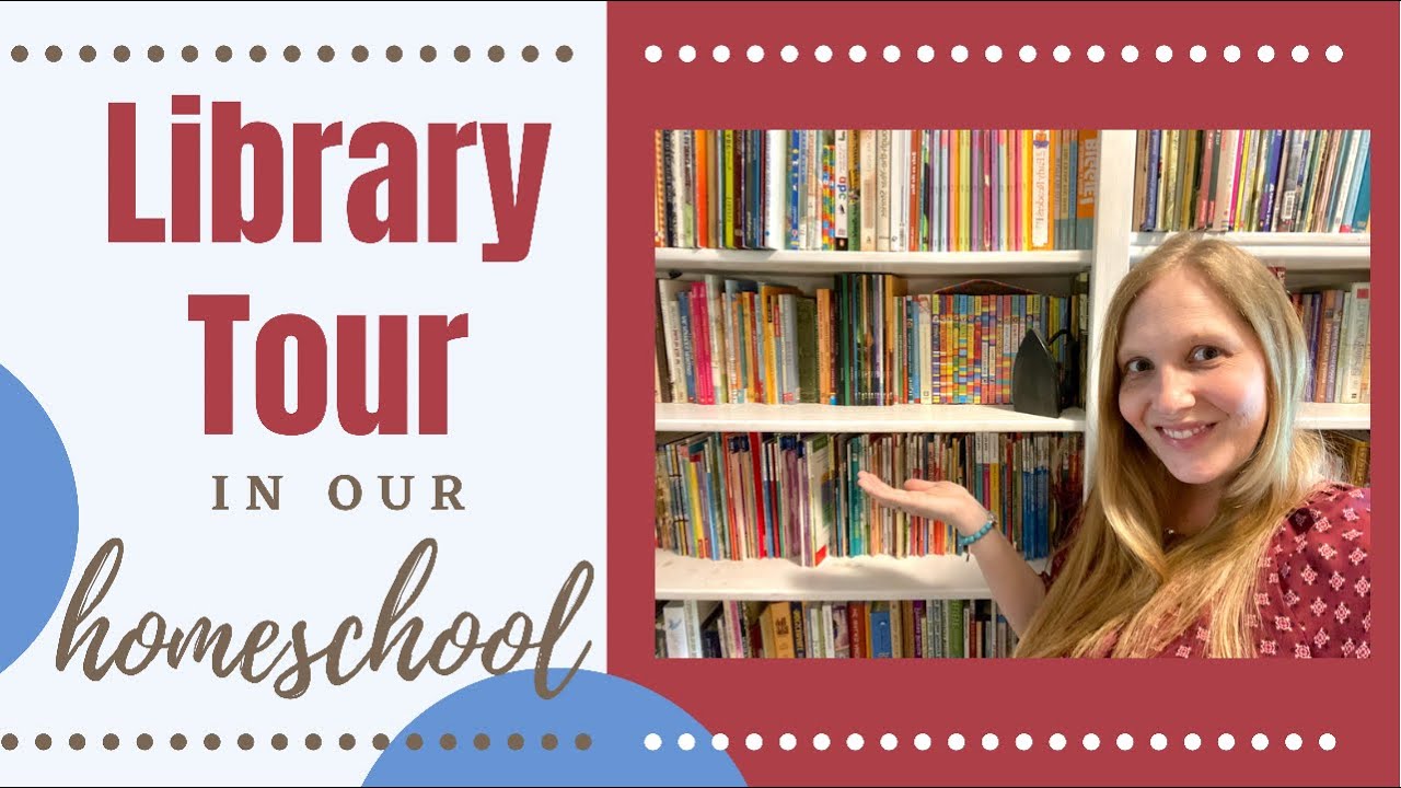 HOME LIBRARY TOUR | Homeschool Mama of 6! - YouTube