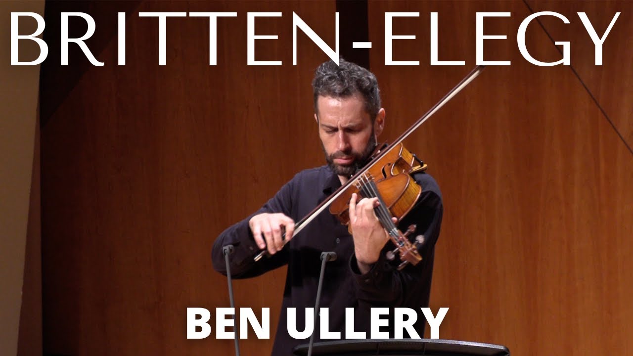 Benjamin Britten - "Elegy" for solo viola - Ben Ullery - YouTube