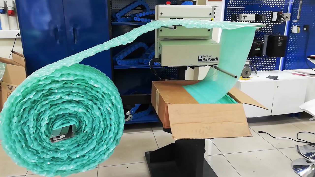 Sandiman: Sistema cn parada automática para inflado de Fastwrap - YouTube