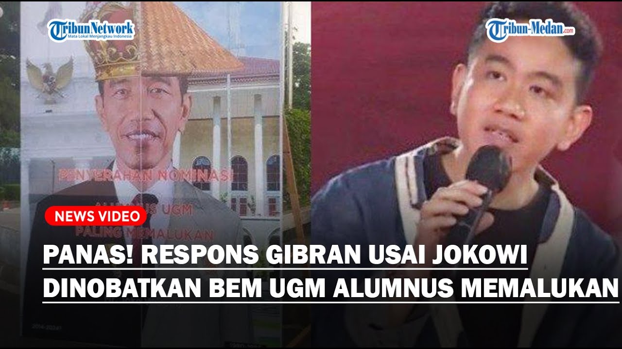 RESPONS Gibran Usai Presiden Jokowi Dinobatkan BEM UGM Sebagai Alumnus ...