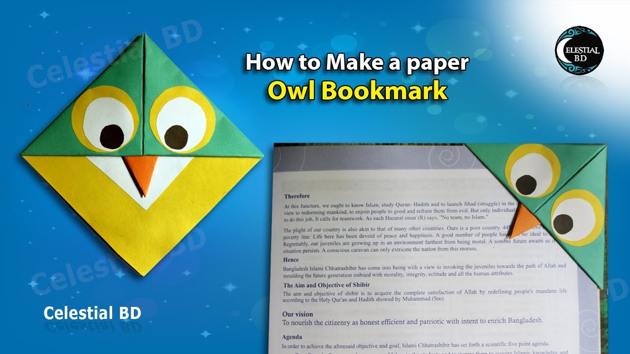 Owl Bookmark How To Make Owl Bookmark Origami Owl Bookmarks Paper Owl Bookmark Owl owl-bookmark-how-to-make-owl-bookmark-origami-owl-bookmarks-paper-owl-bookmark-owl