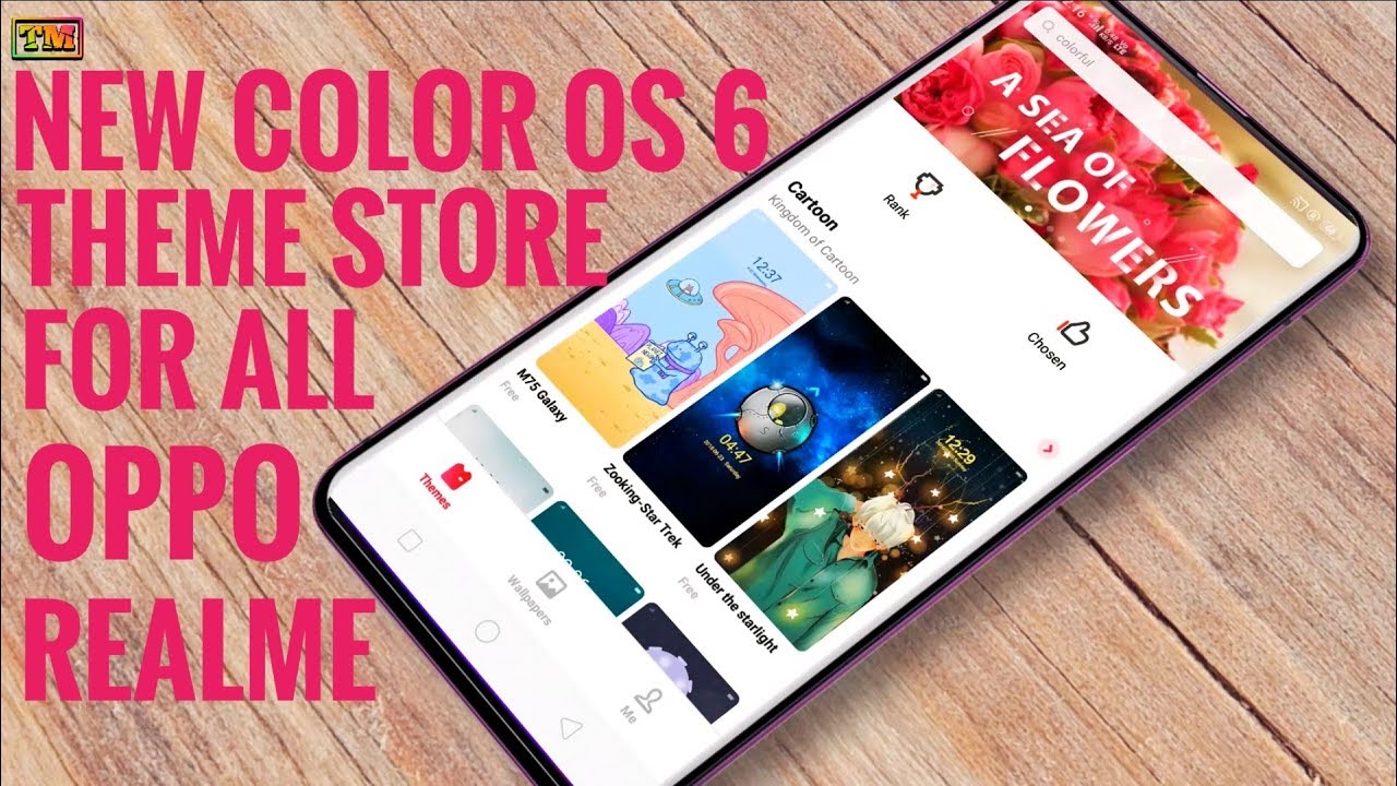 Oppo & Realme New Color Os 6 Theme Store - YouTube