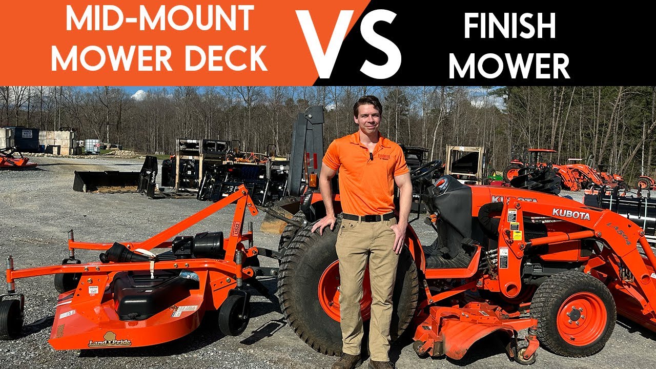 Mid-Mount Mower Deck vs Finish Mower - YouTube
