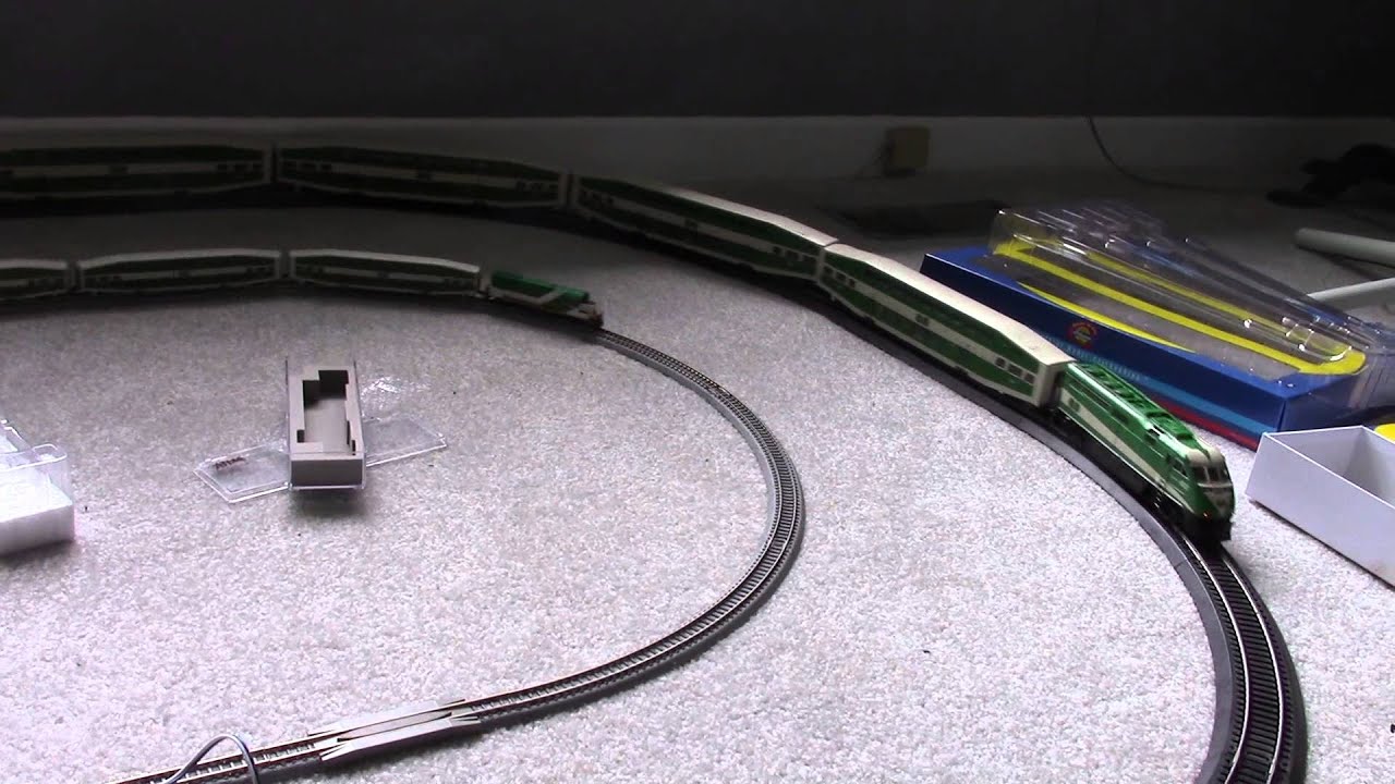 HO and N scale GO trains. - YouTube