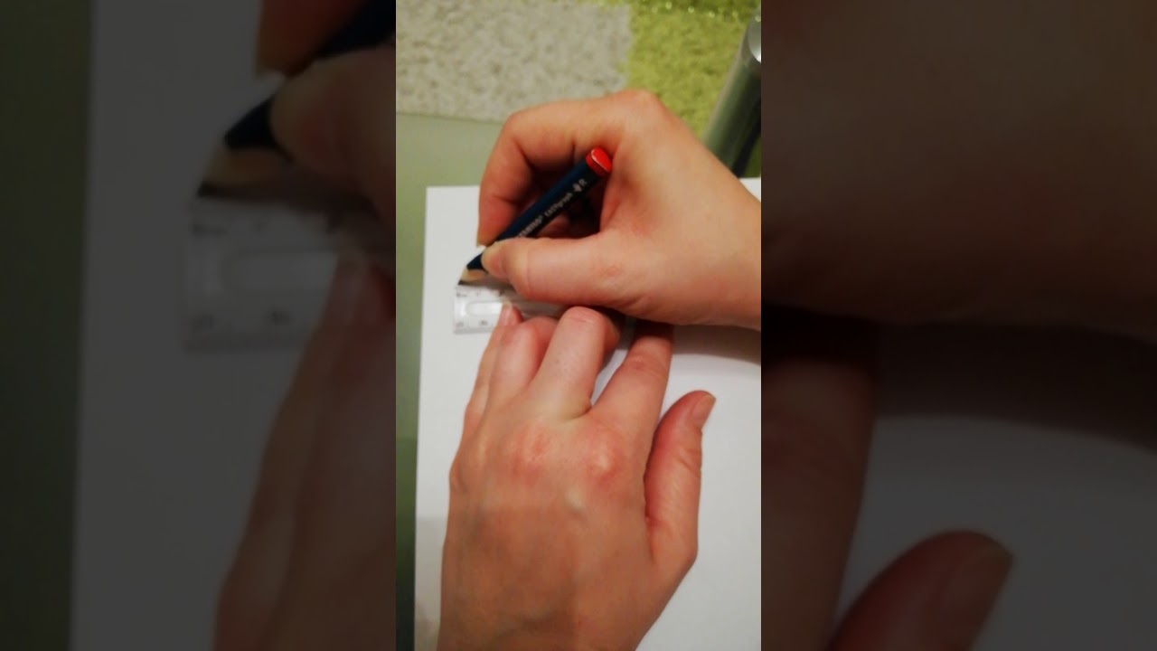 Strecken zeichnen mit dem Lineal - YouTube