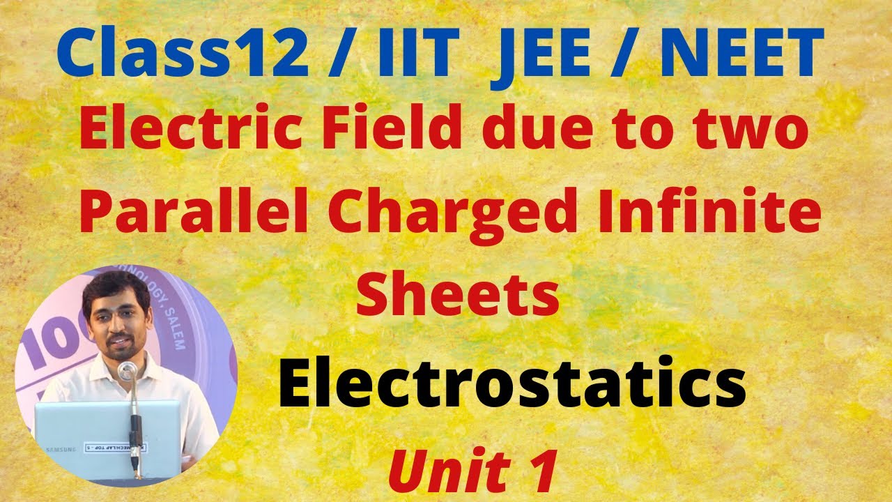 12th TN Physics l Electric Field due to two Parallel Charged Infinite ...