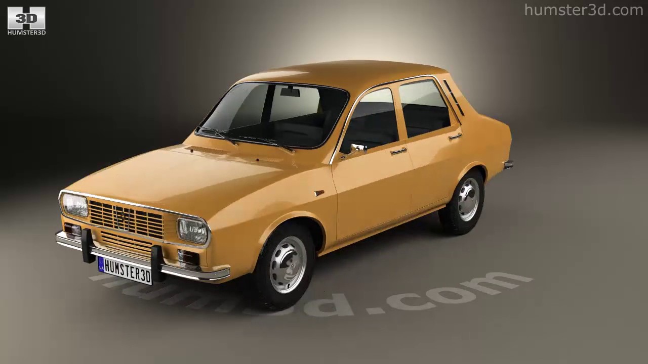 Renault 12 1969 3D model by 3DModels.org - YouTube
