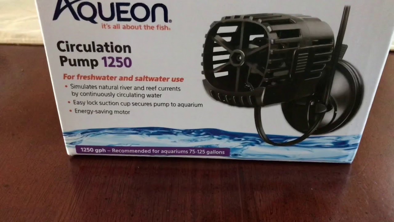 Aqueon 1250 Circulation Pump - YouTube