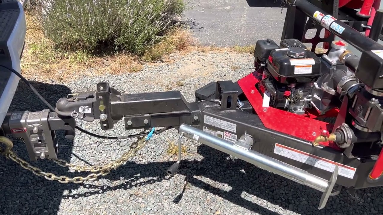 MULTIQUIP WTE5-HP water Trailer - YouTube