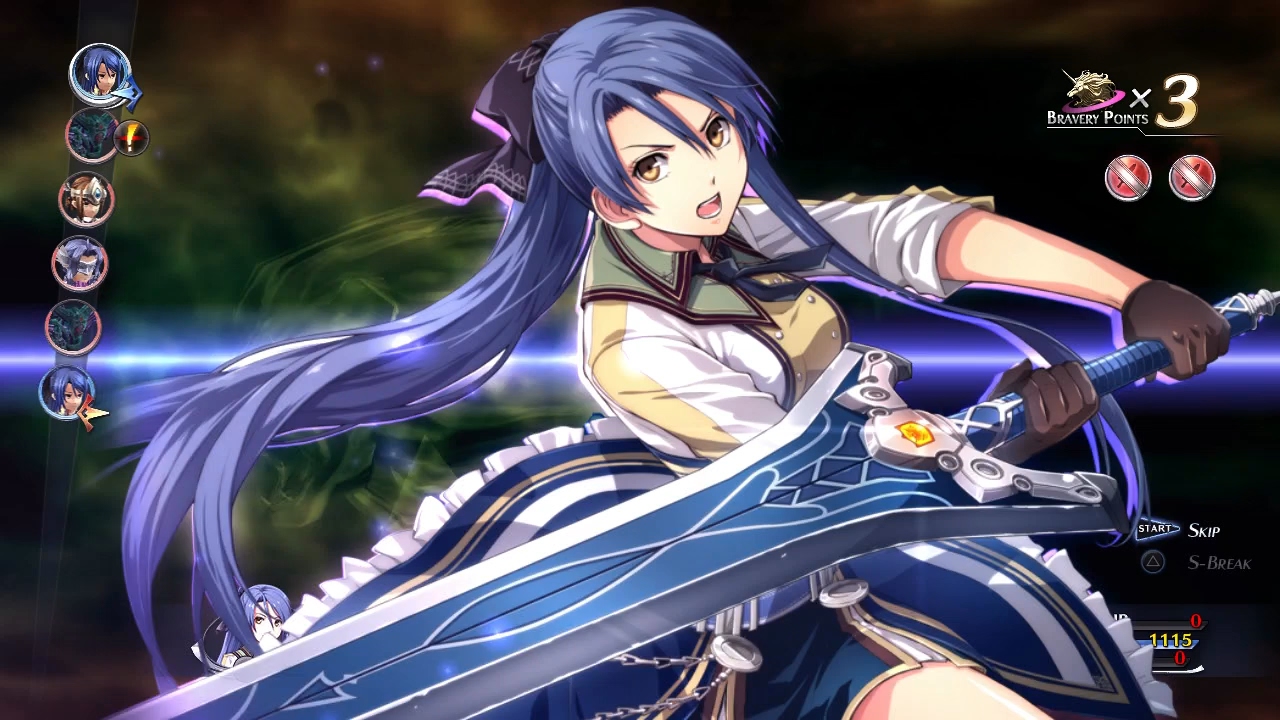 Trails of Cold Steel 2 - Laura solo 1 HP vs Bleublanc and Duvalie 1st ...