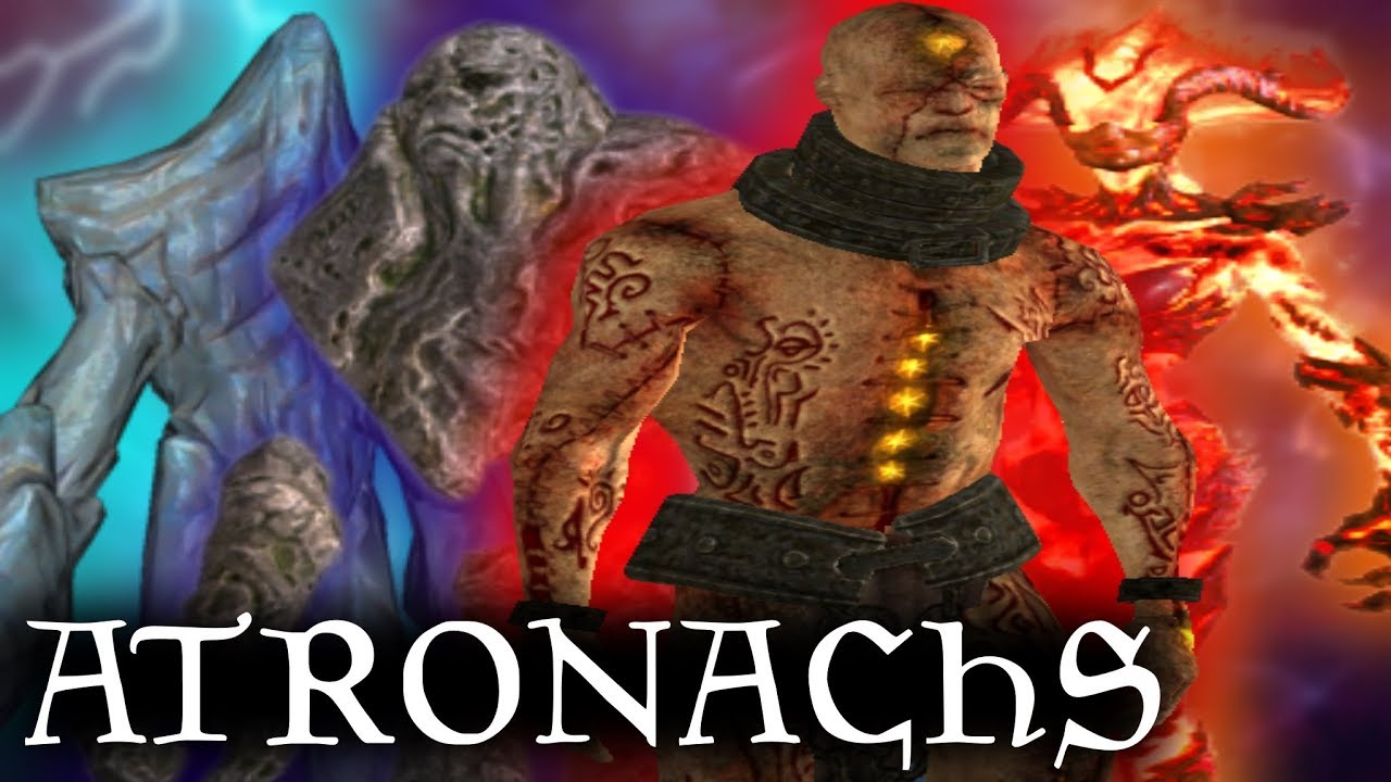 ELEMENTAL DAEDRA - The Atronachs - Elder Scrolls Lore - YouTube