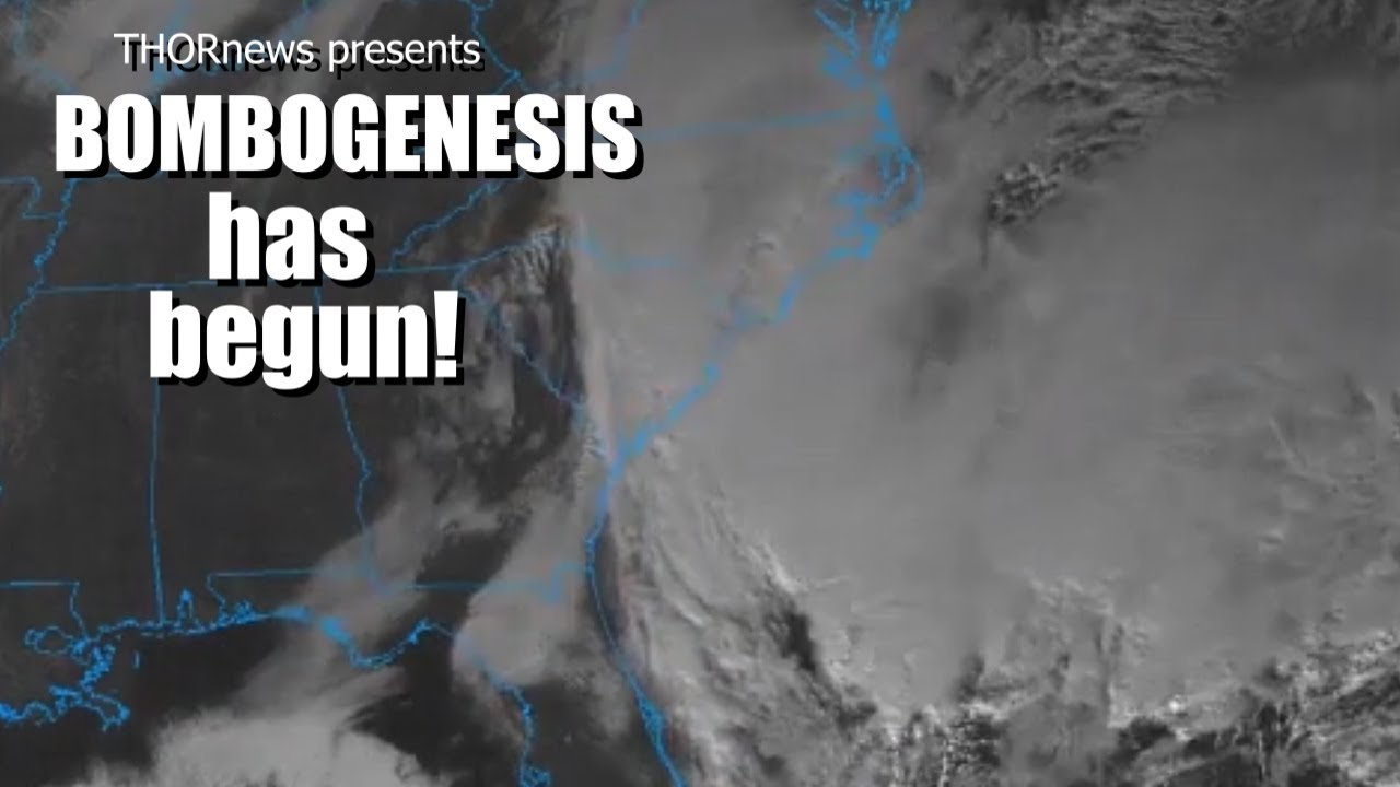 BomboGenesis has begun in giant Freak East Coast Nor'easter Freezicane ...