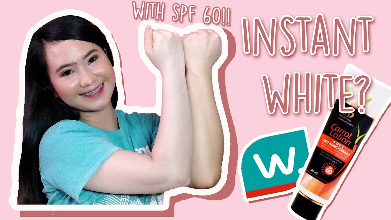 INSTANT WHITE LOTION + SUNSCREEN (4in1) / MY HONEST REVIEW - YouTube
