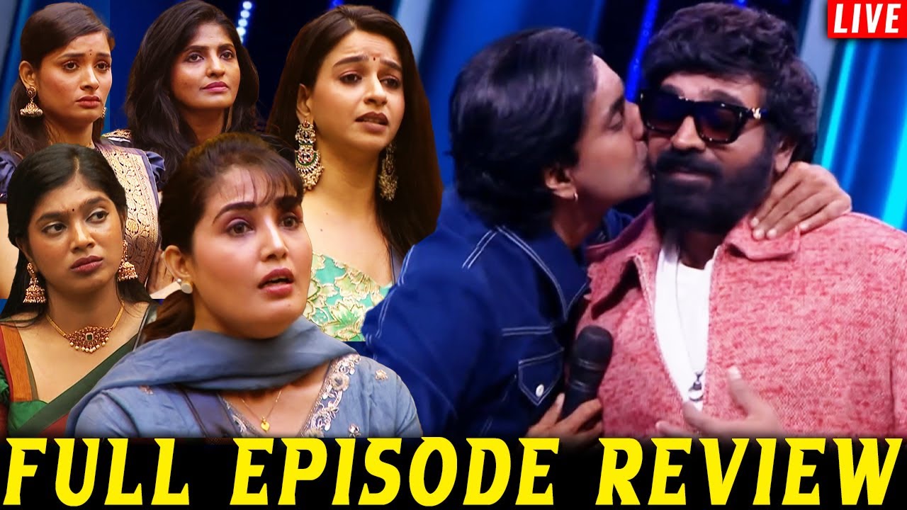 Prajean வெளியேற்றத்தால் கதறி அழுத Sandra😭 Vj Parvathy..!! Bigg Boss 9 ...