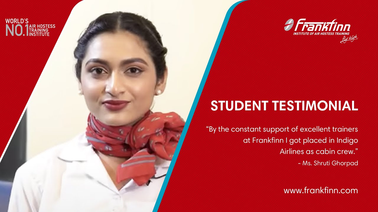 Frankfinn Student Testimonial | Shruti Ghorpade | Placement- IndiGo ...