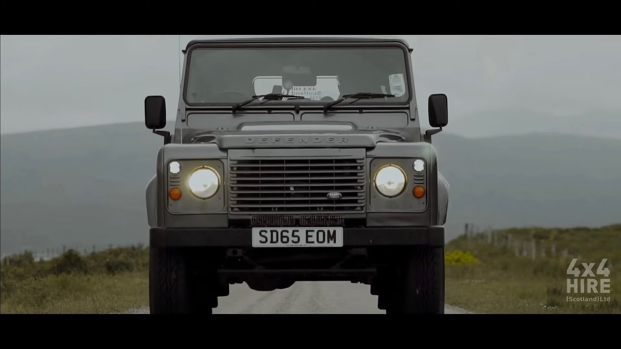 Land Rover Defender 4x4 in the Scottish Highlands - YouTube