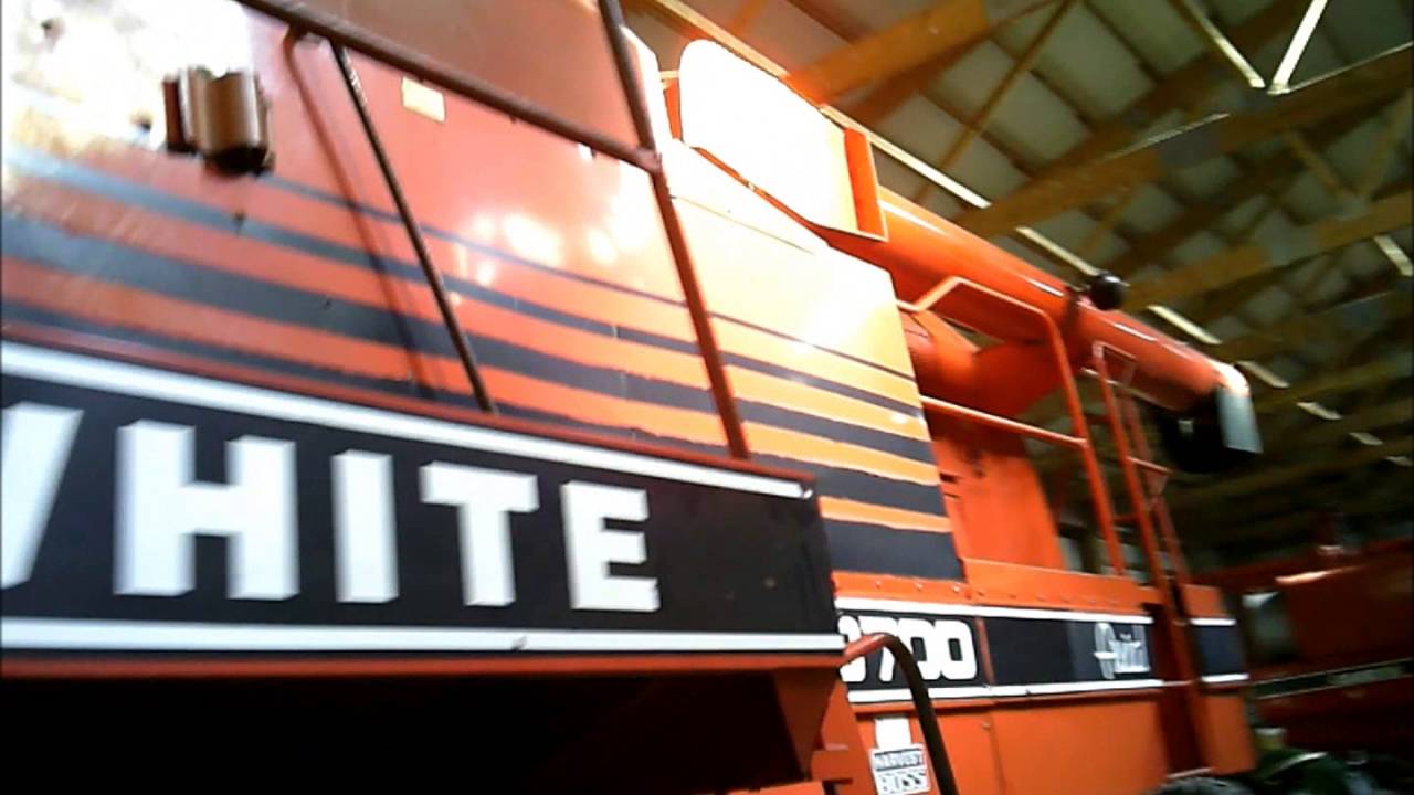 1980 White 9700 combine overview - YouTube